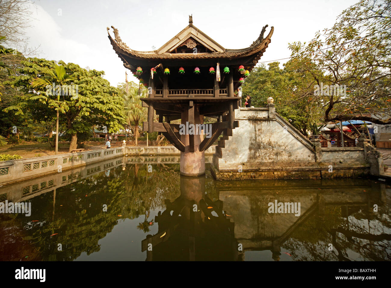 one pillar pagoda in Hanoi Vietnam Asia Stock Photo - Alamy