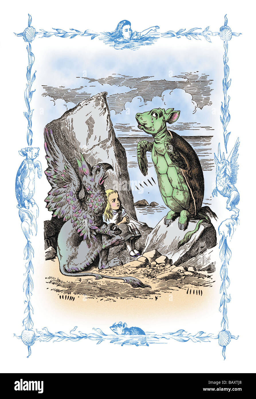Alice in Wonderland: The Mock Turtle's Story Stock Photo - Alamy