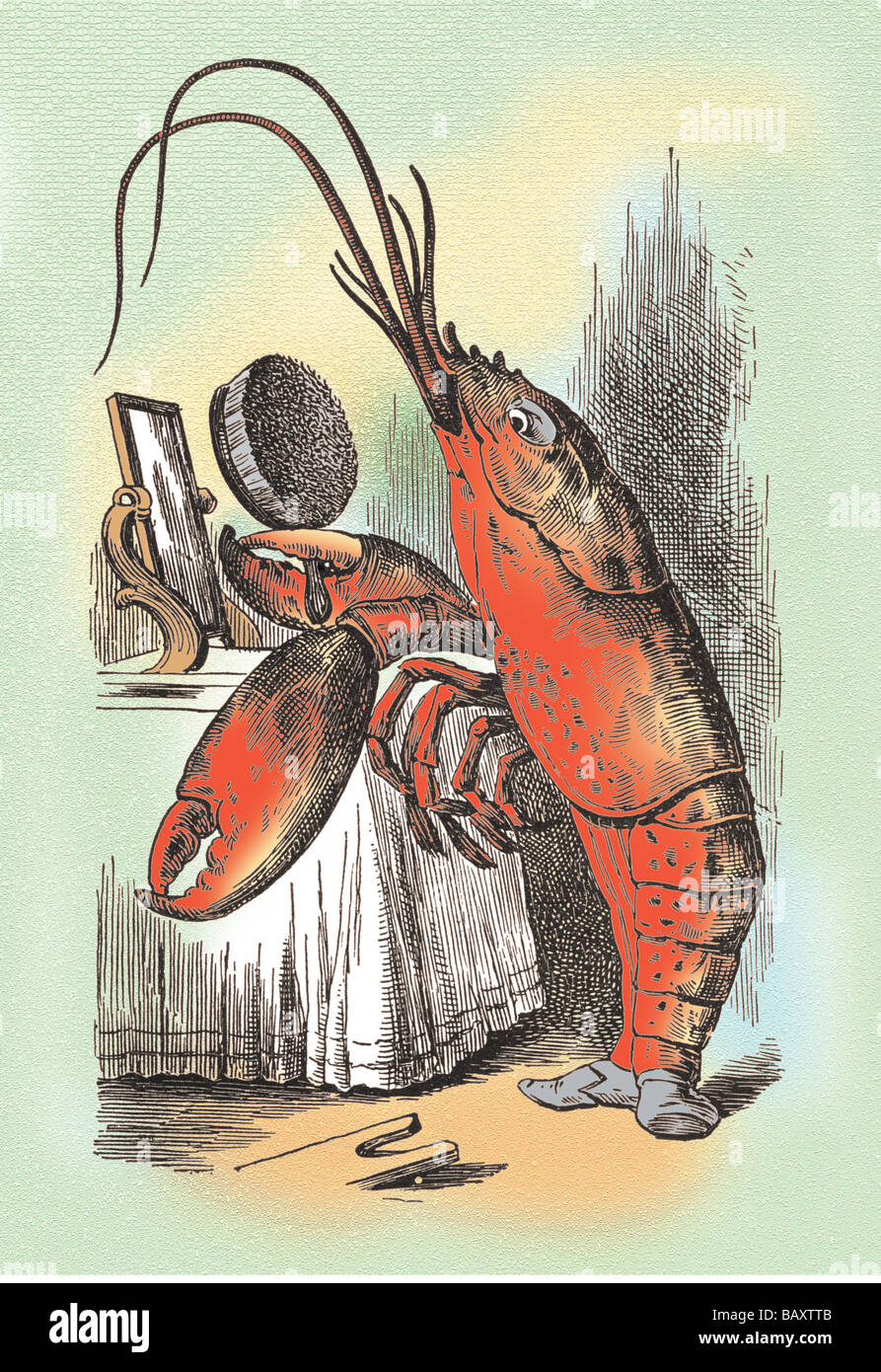 Through the Looking Glass: The Lobster Quadrille Stock Photo - Alamy