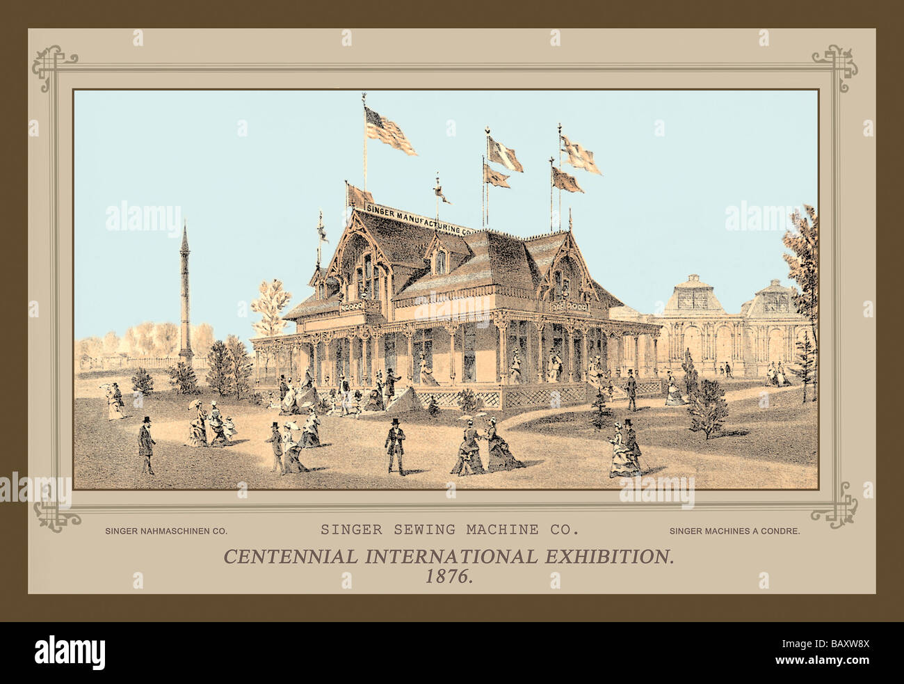 Philadelphia 1876 centennial exhibition hi-res stock photography and ...