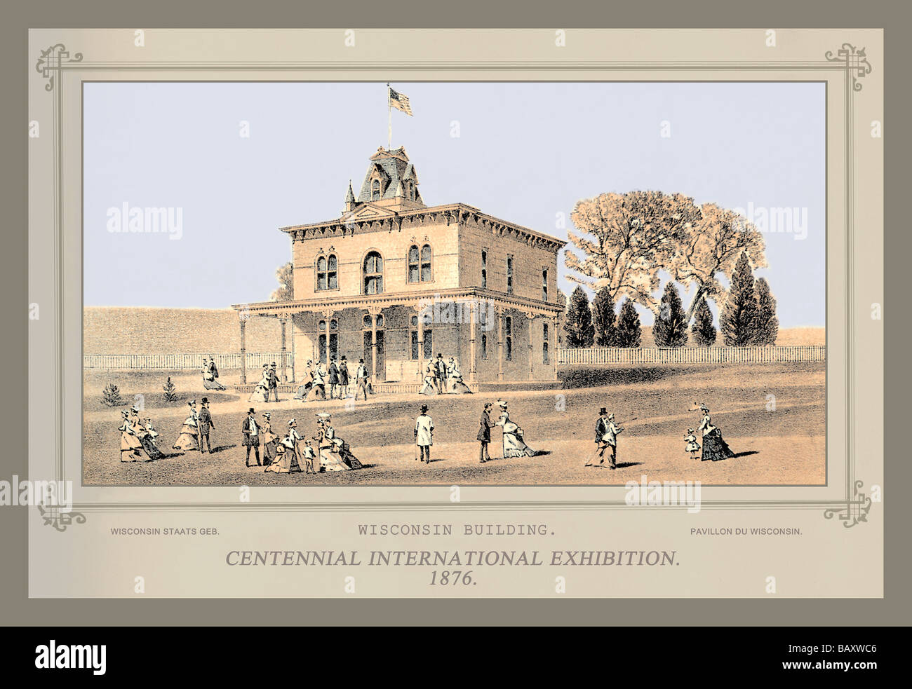 Centennial international exhibition 1876 hi-res stock photography and ...
