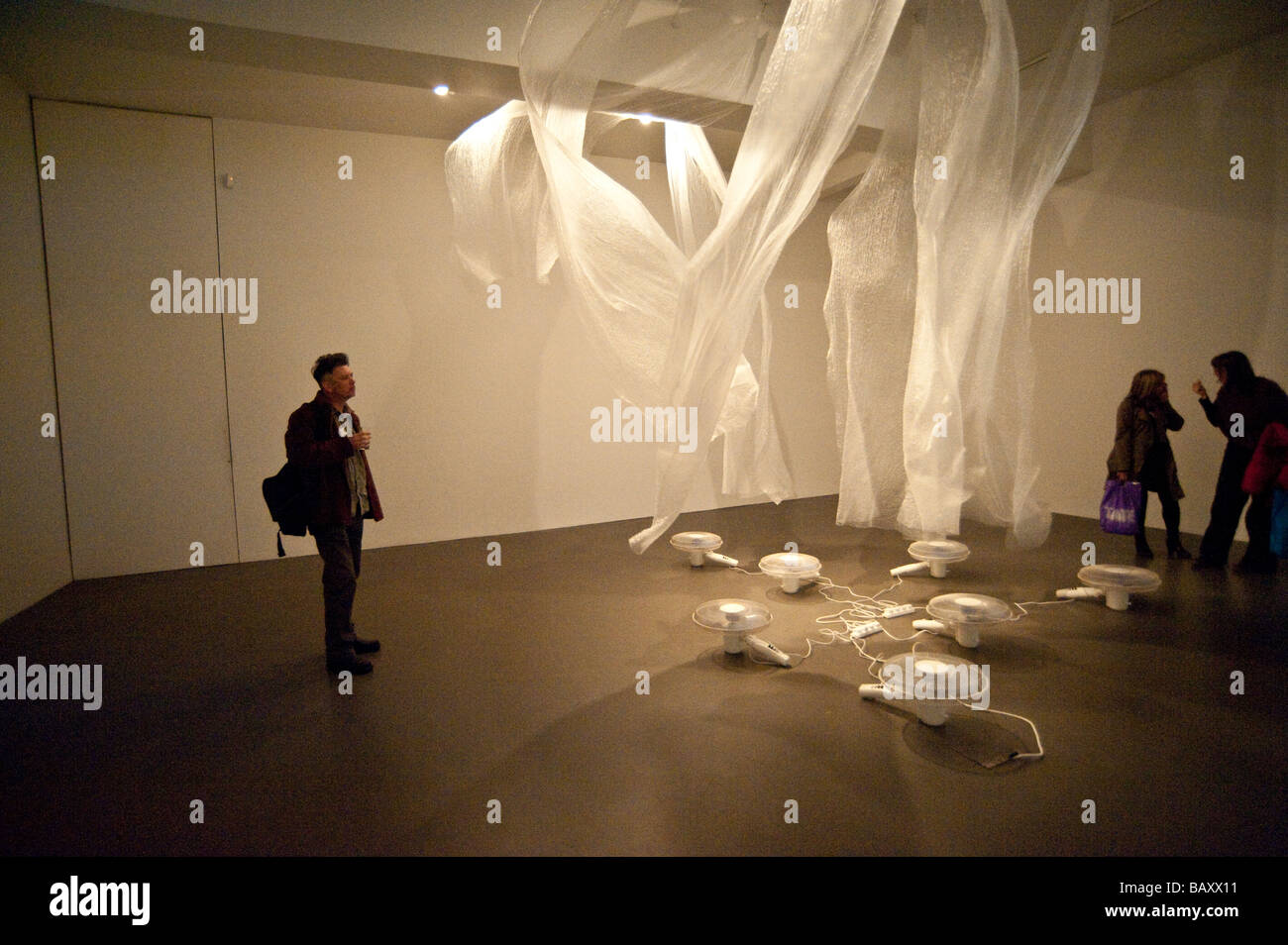 Spaces Between Arts seminar, The Exchange Gallery, Penzance Stock Photo ...