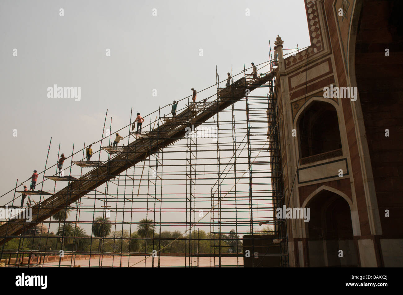 Indian scaffold hi-res stock photography and images - Alamy