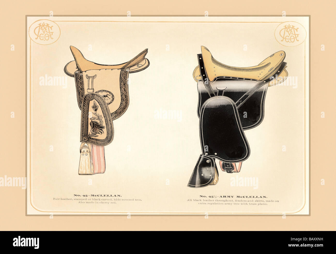Mcclellan saddle hi-res stock photography and images - Alamy