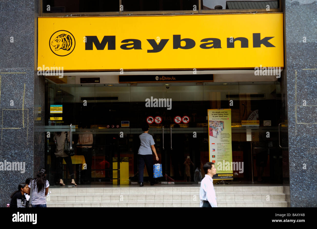Maybank Malaysian bank,Chinatown,Kuala Lumpur Stock Photo - Alamy