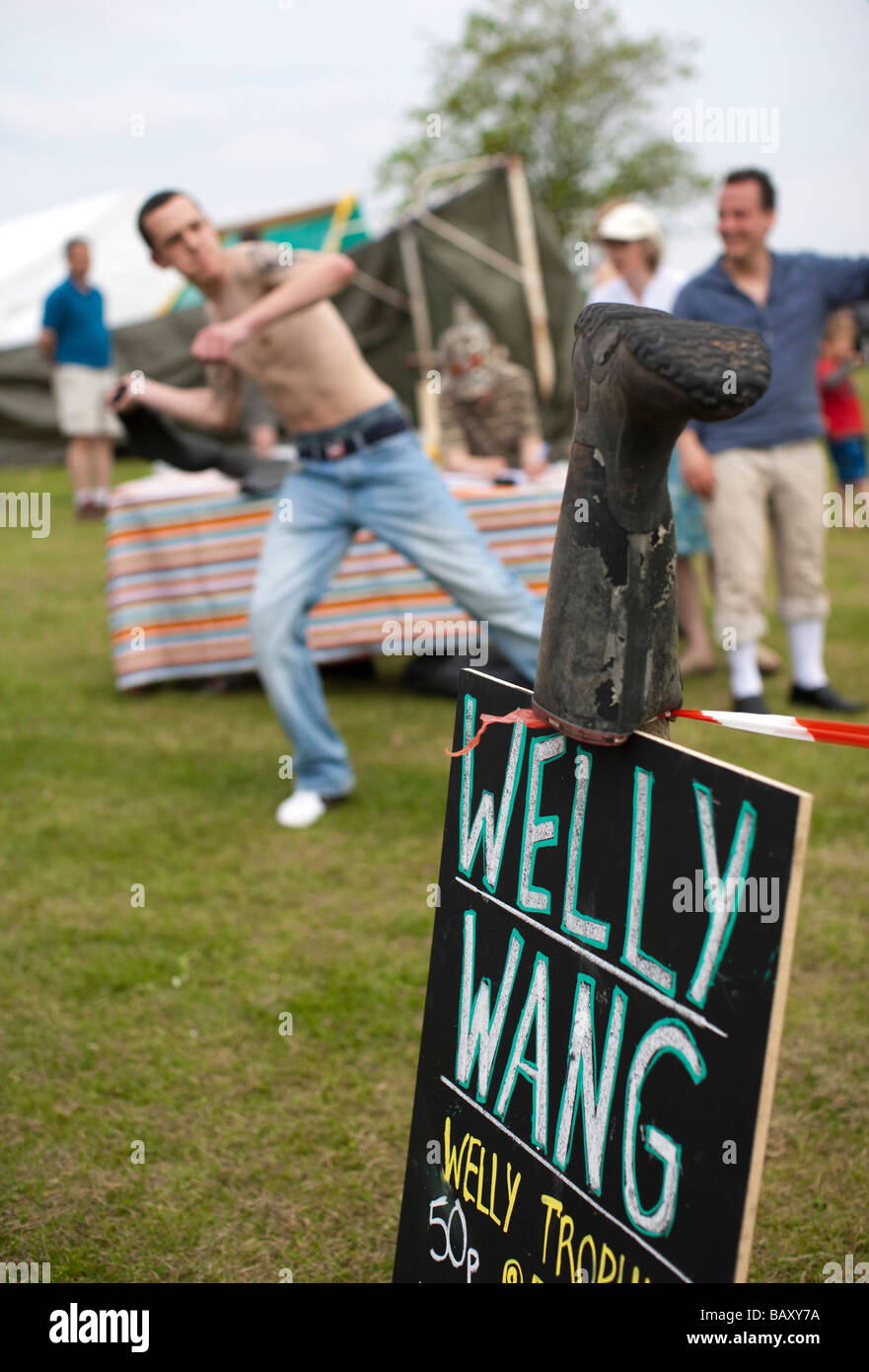 Welly wanging A village fete in rural england - Randwick, Stroud ...
