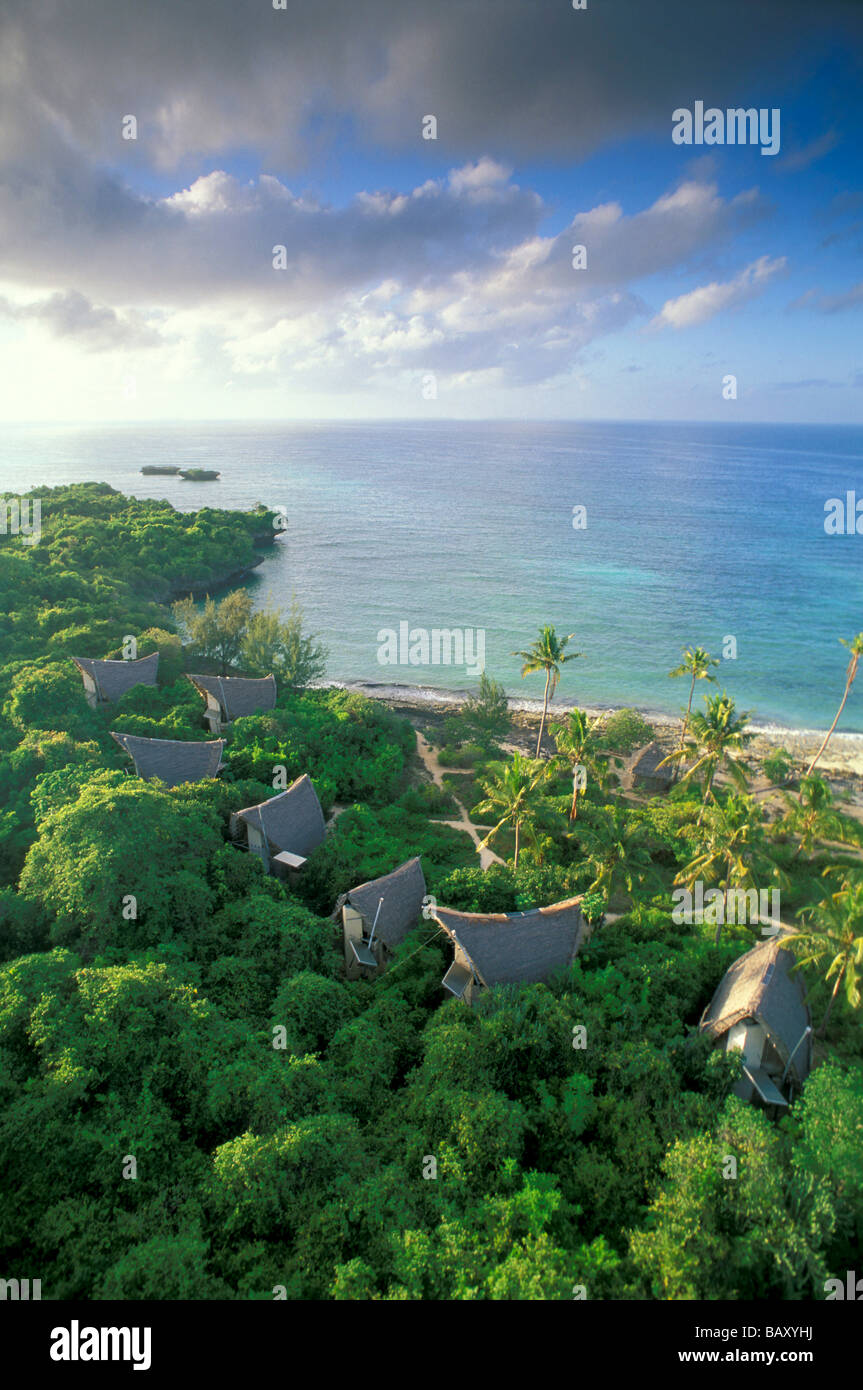 Bungalows, Coral Rag Forest, Nature Reserve, Chumbe Island, Zanzibar ...