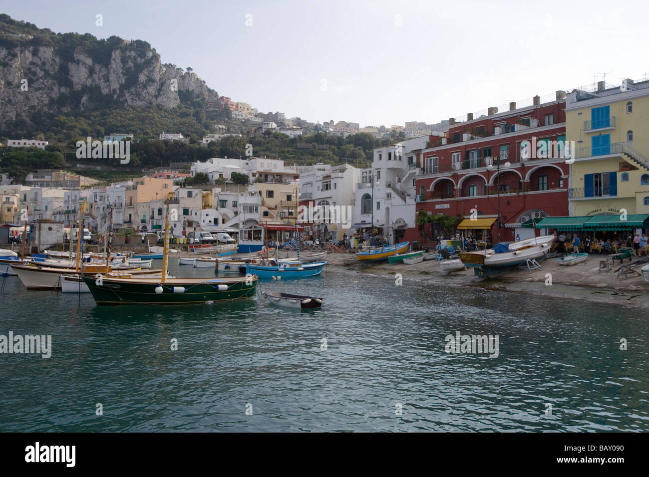 Marina Grande harbour, Capri, Campania, Italy Stock Photo - Alamy
