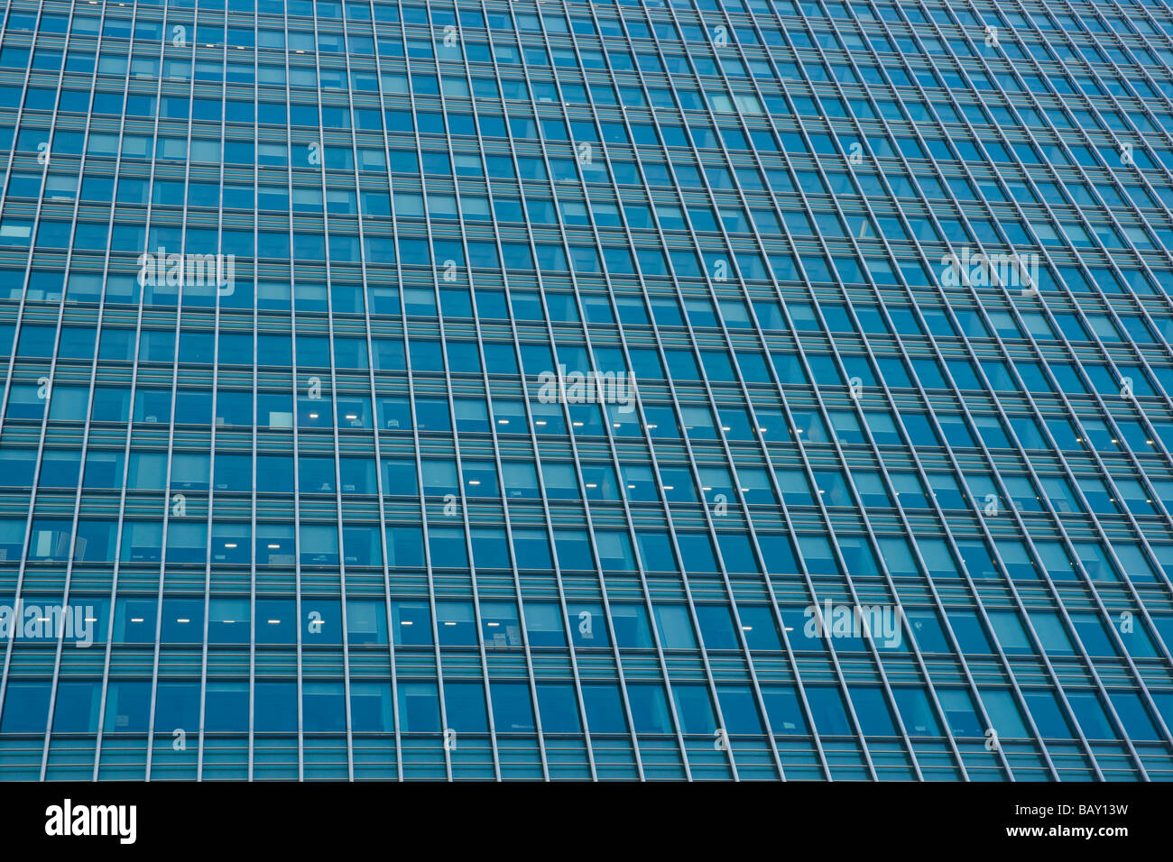 Abstract detail of window patterns in a modern skyscraper office ...