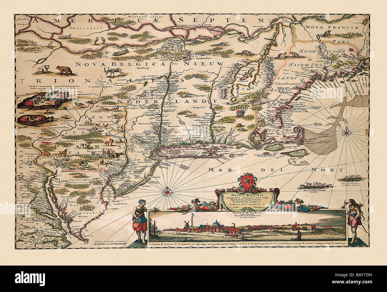 Novi Belgii Novaeque Angliae Stock Photo - Alamy
