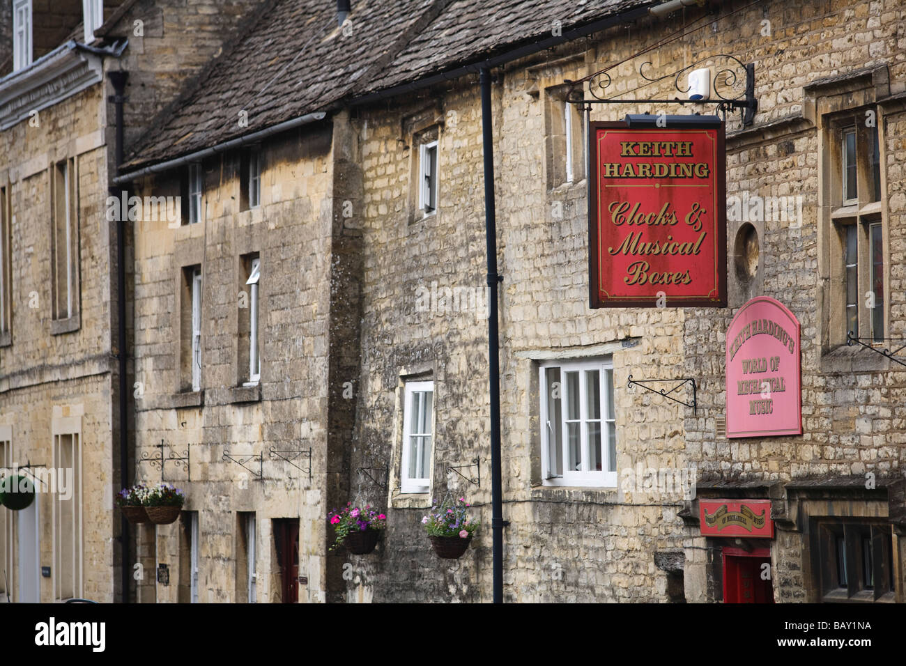 Northleach town centre, Gloucestershire, UK Stock Photo - Alamy