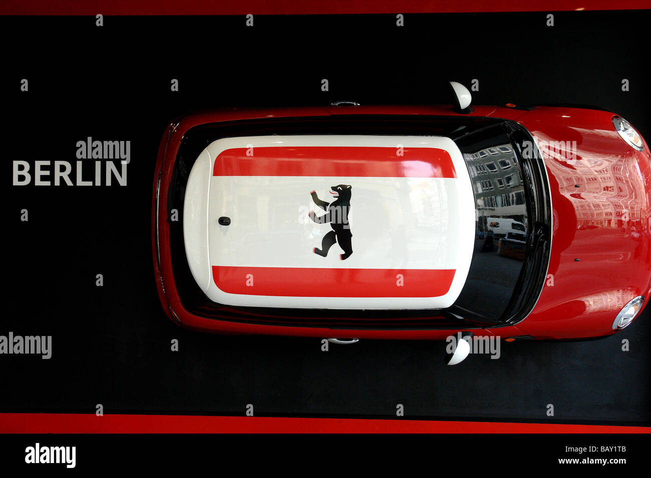 3D Advertising on a wall in Friedrichstrasse, Berlin, Germany Stock ...