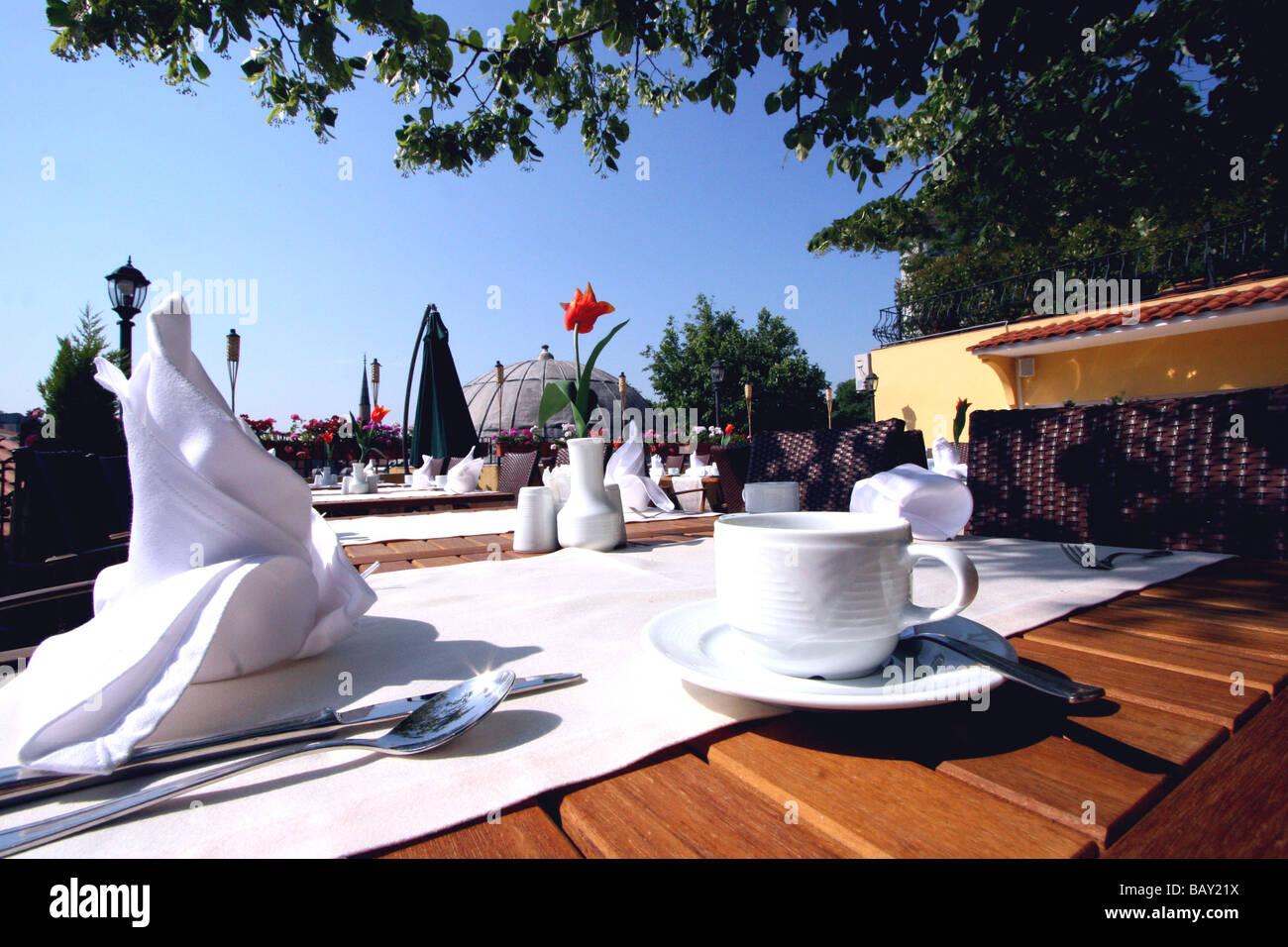 Table decoration, Istanbul, Turkey Stock Photo - Alamy