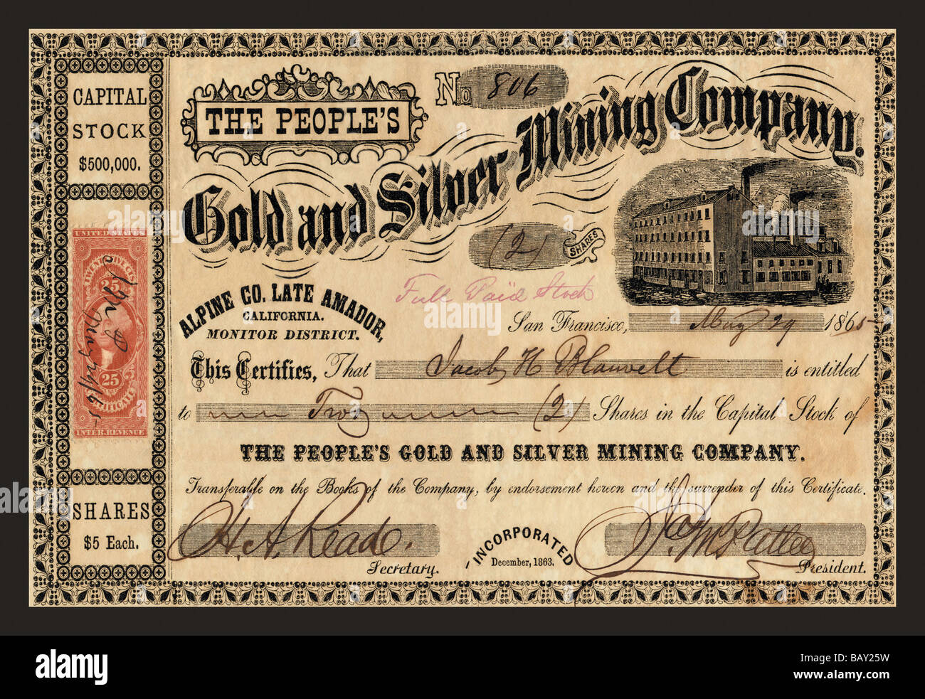 Gold and Silver Mining Company Stock Photo - Alamy