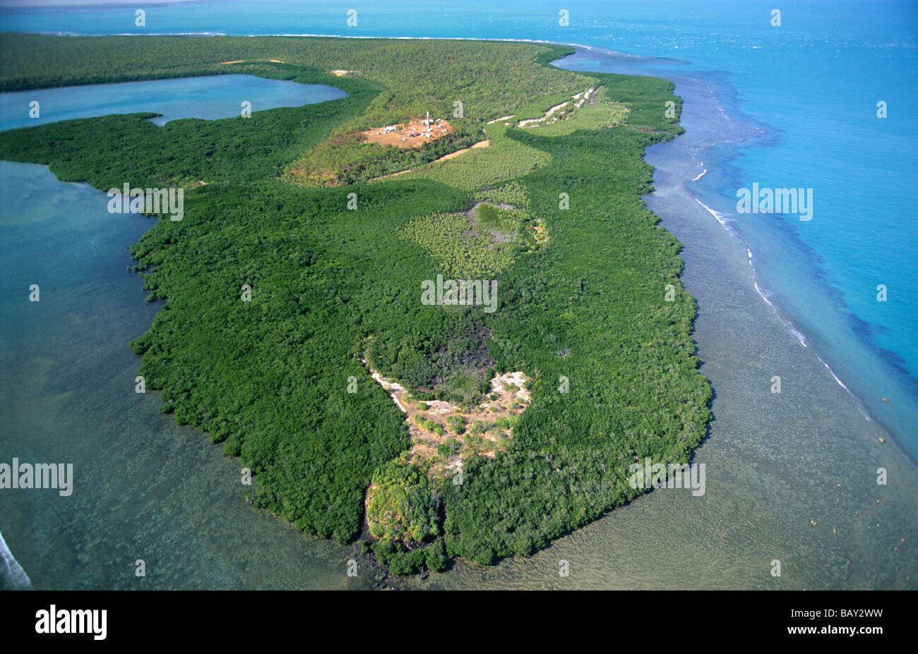 Aerial photo of Cape Don in Garig Gunak Barlu National Park on the ...