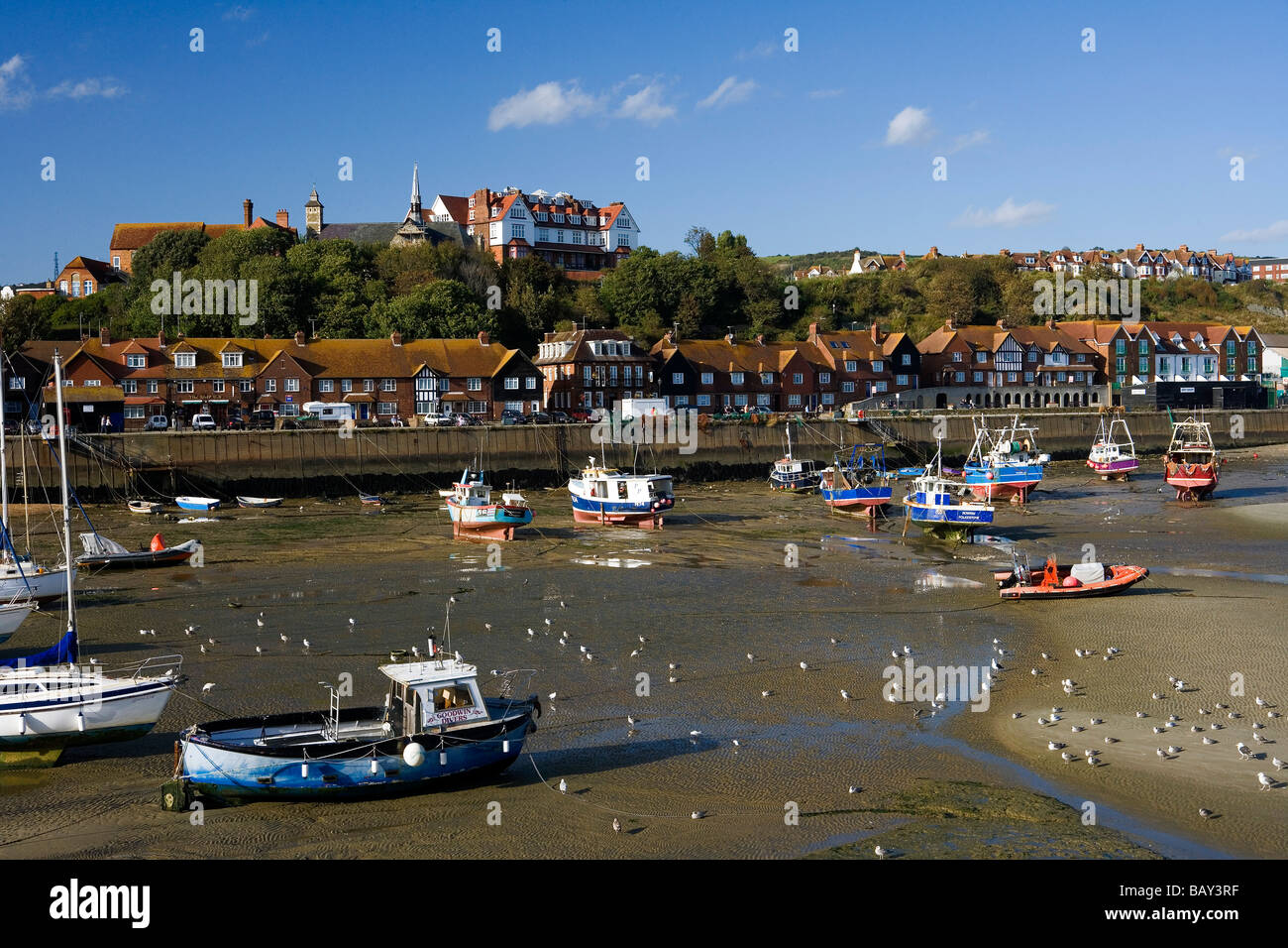 Harbour in Folkestone, Kent, England, Europe Stock Photo - Alamy