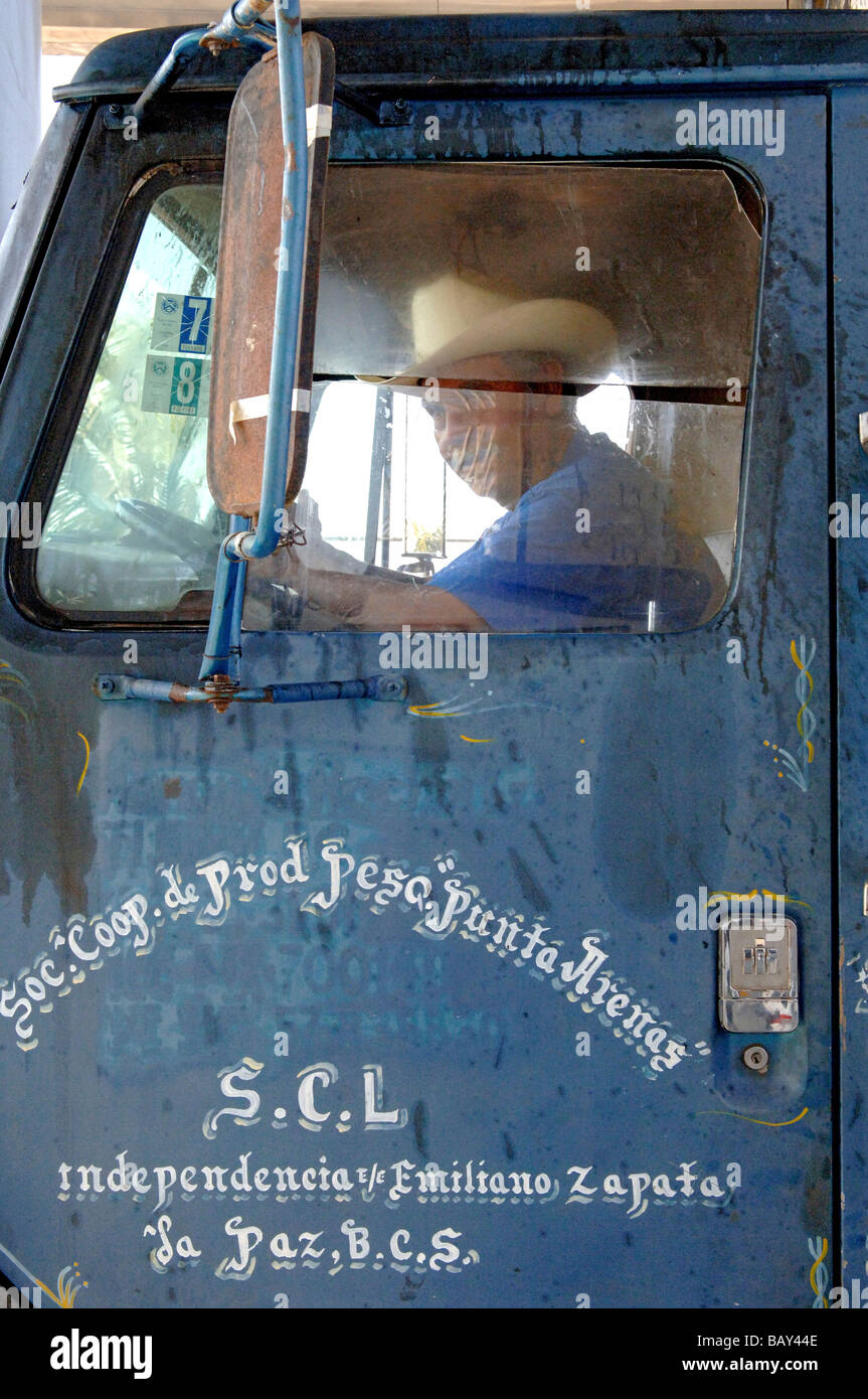 Mexican truck driver, Mexico Stock Photo - Alamy