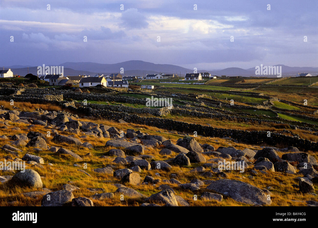 Landscape near Derrybeg, County Donegal, Ireland, Europe Stock Photo ...