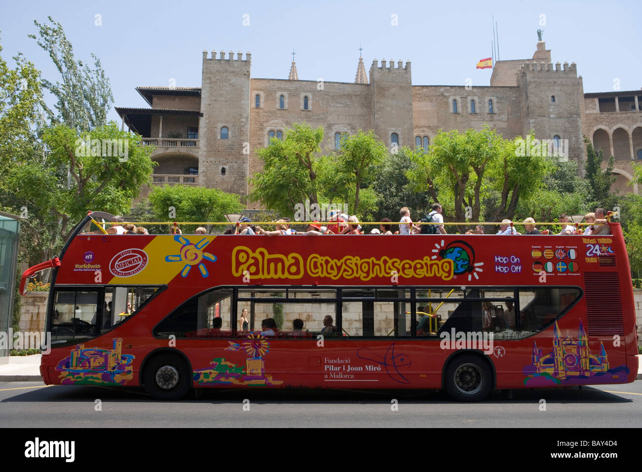 Palma city sightseeing bus hi-res stock photography and images - Alamy