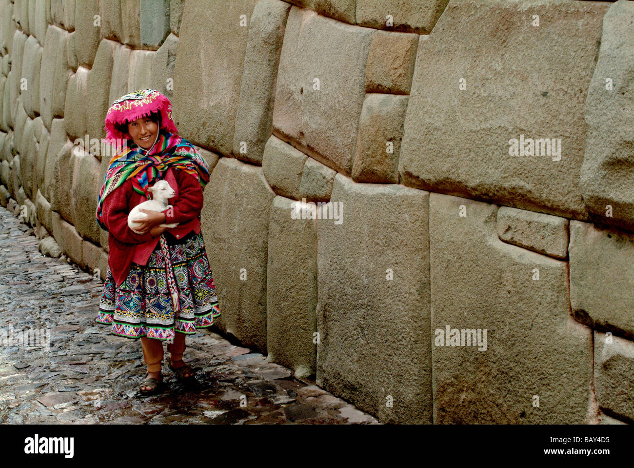 Native woman with lamb hi-res stock photography and images - Alamy