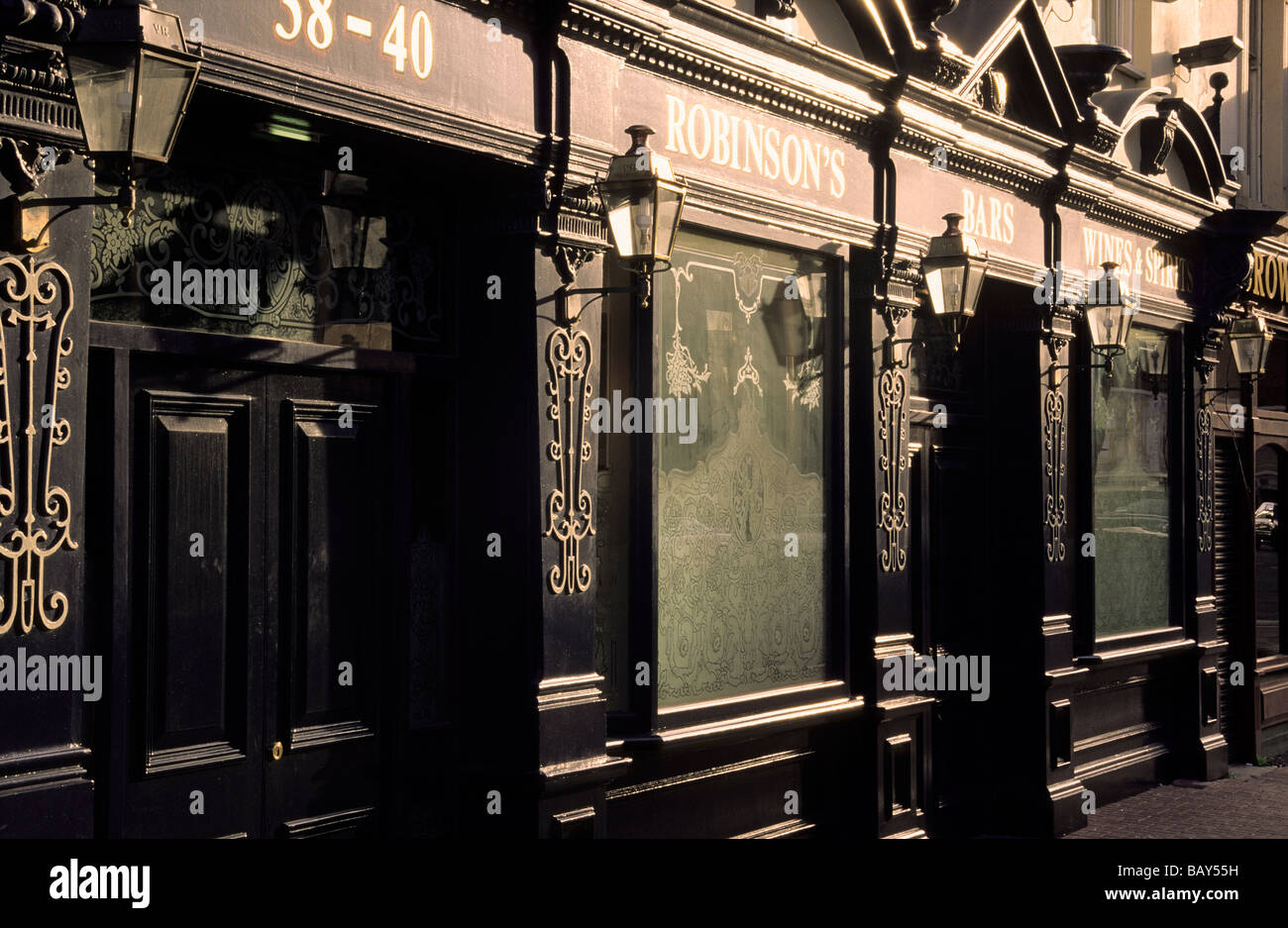 Robinsons Bar in Great Victoria Street, Belfast, County Antrim ...