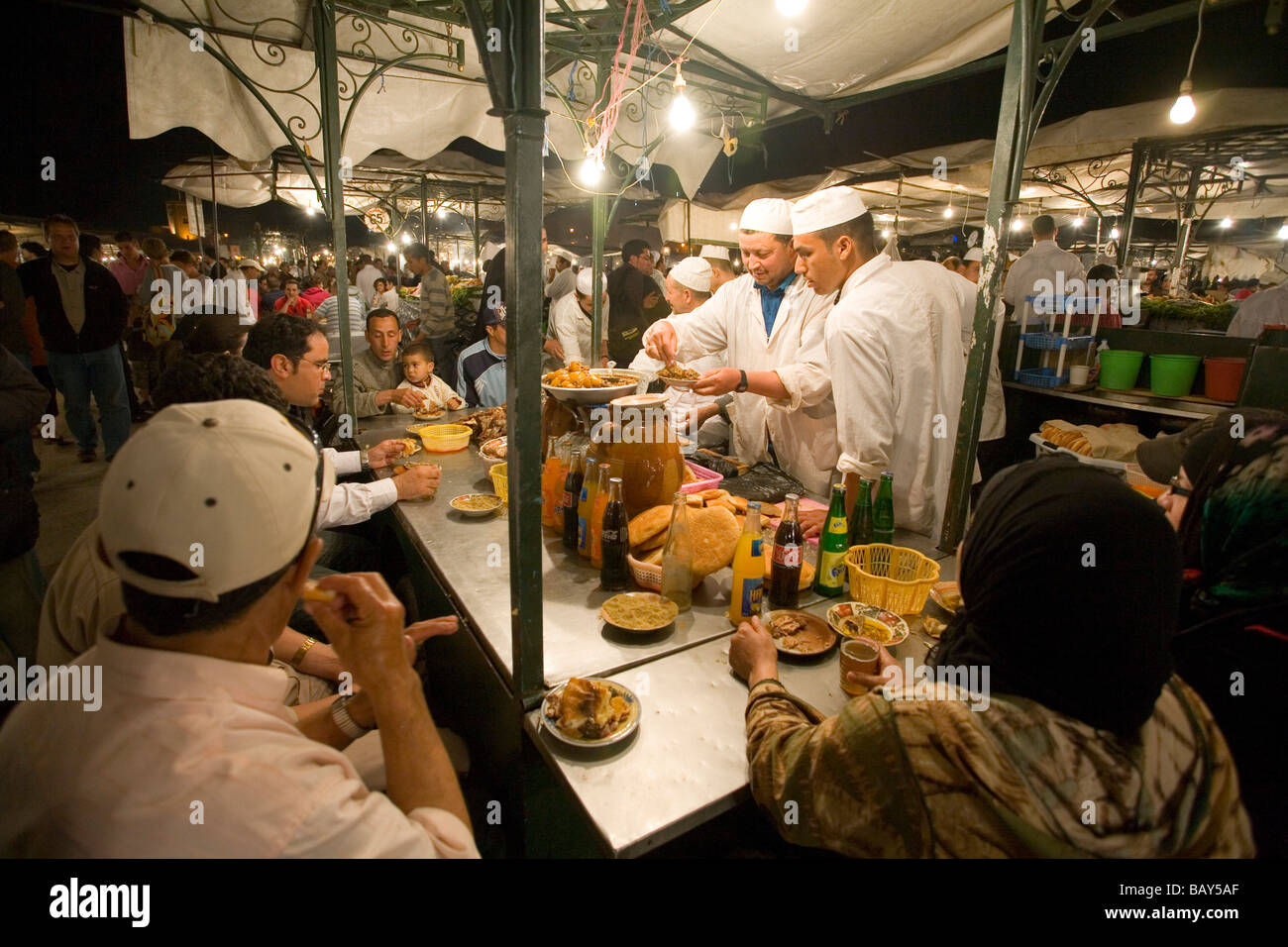 Marrakech food market hi-res stock photography and images - Alamy