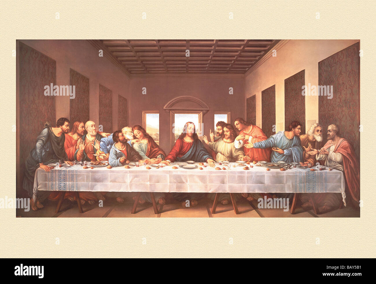 The Last Supper Stock Photo - Alamy