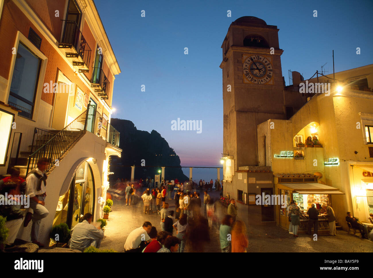 Capri night view hi-res stock photography and images - Alamy