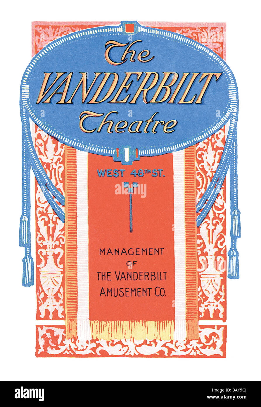 The Vanderbilt Theatre Stock Photo - Alamy