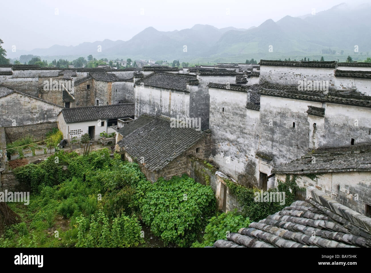 Traditional houses at the village Nanping, Huangshan, China, Asia Stock ...