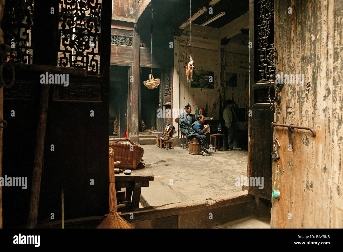 Traditional Chinese Courtyard House High Resolution Stock Photography ...