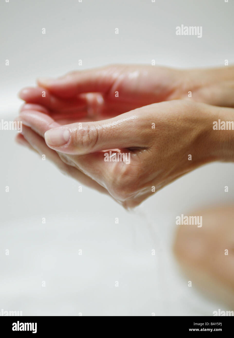 Hands scooping water hi-res stock photography and images - Alamy