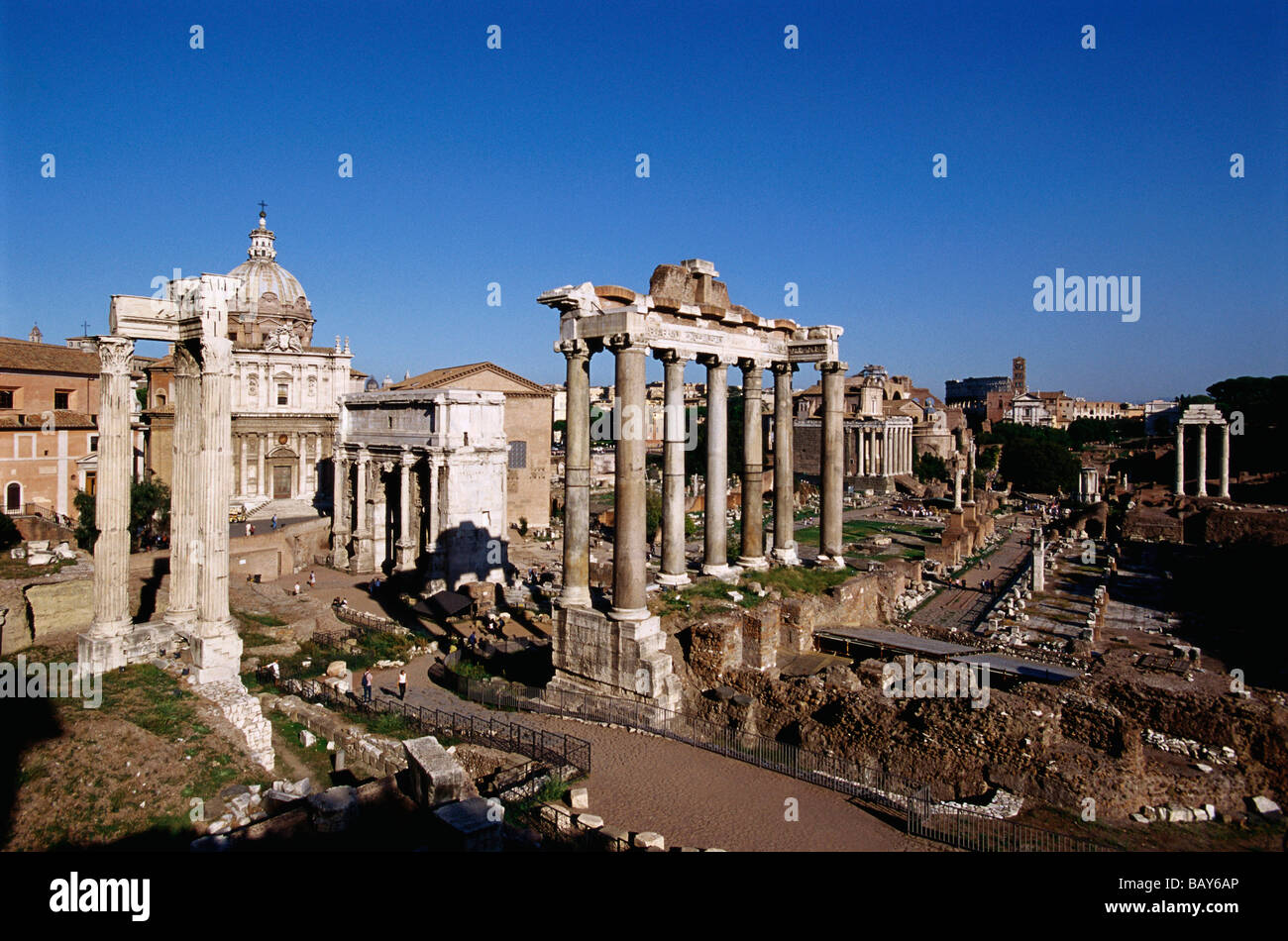 Rome forum romanum hi-res stock photography and images - Alamy