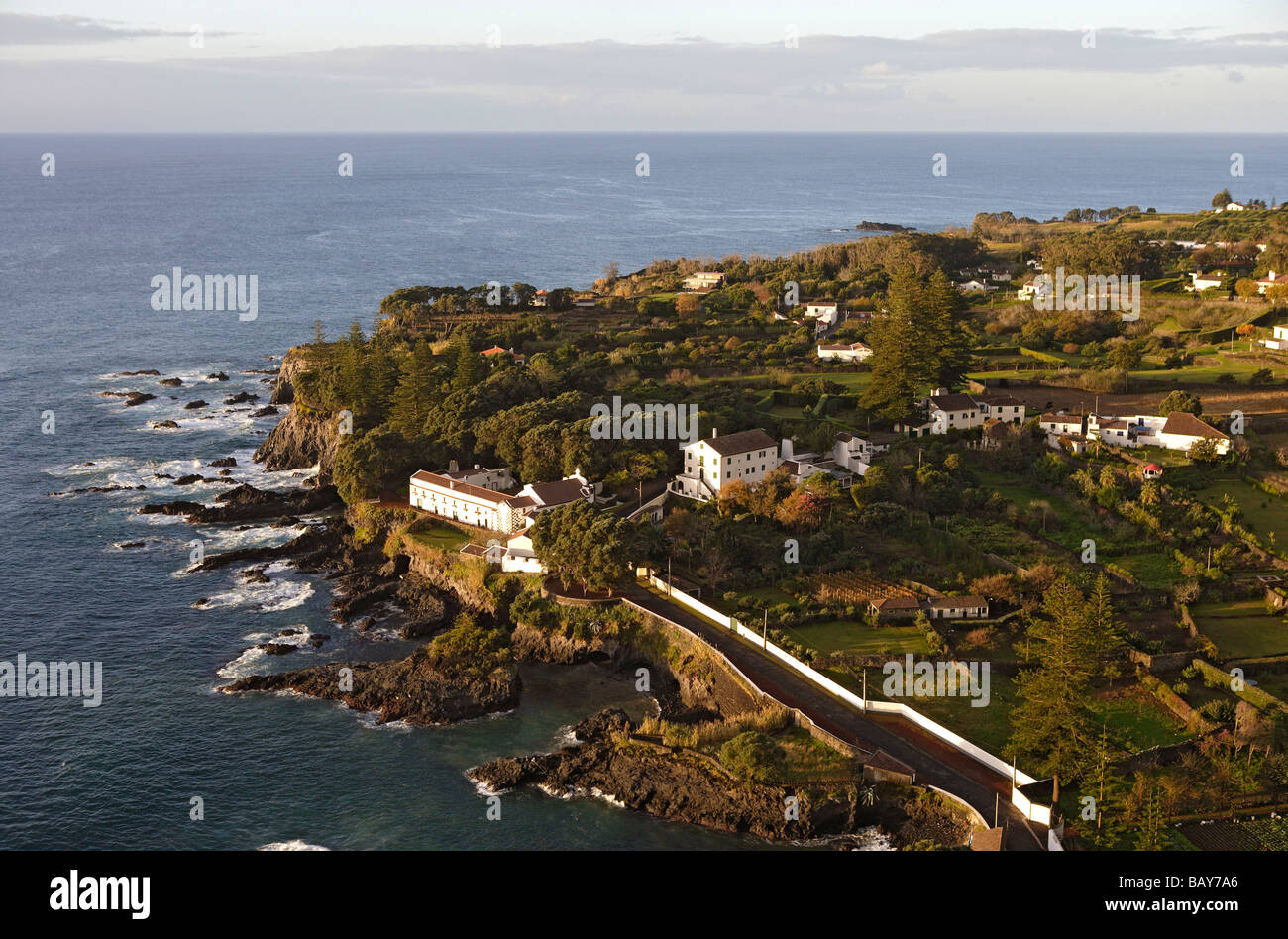Village of Caloura, Azores, Portugal Stock Photo - Alamy