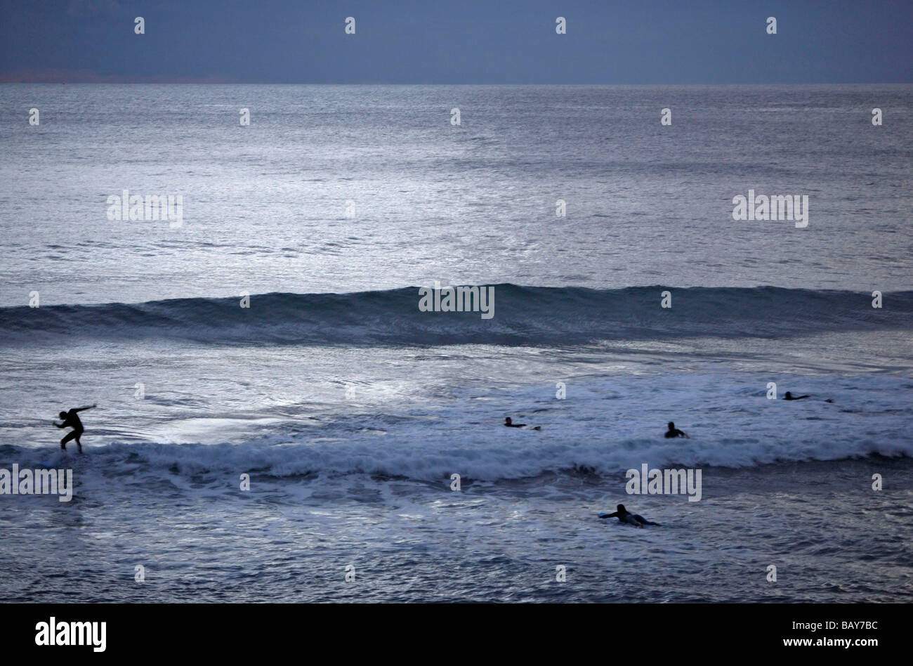 Surfers at full moon, Azores, Portugal Stock Photo - Alamy Surfers at full moon, Azores, Portugal Stock Photo - Alamy