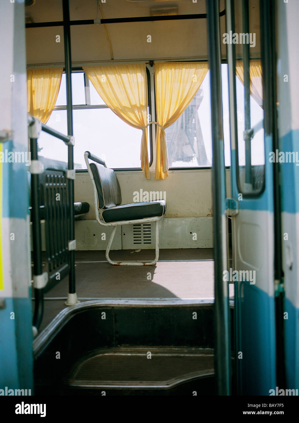 Bus interior, Moscow, Russia Stock Photo - Alamy