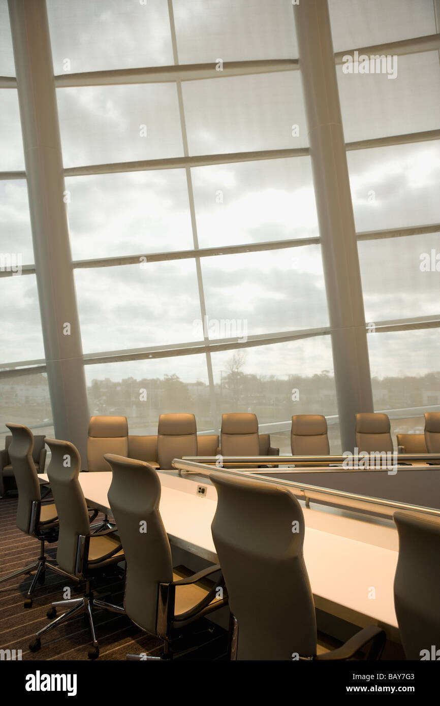 Modern conference room window Stock Photo - Alamy