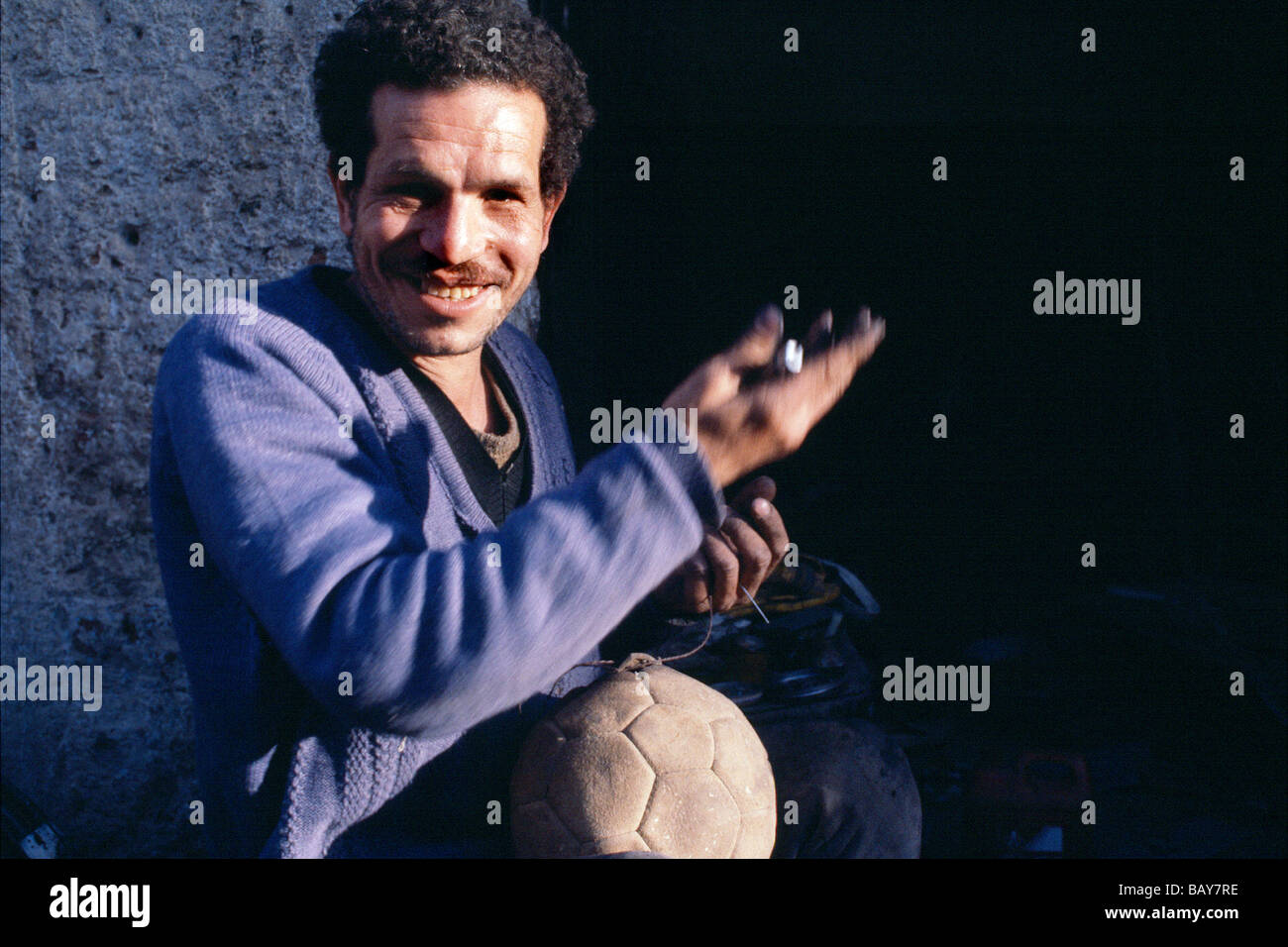 Egyptian residents in daily life, Cairo Egypt November 2005 Stock Photo ...