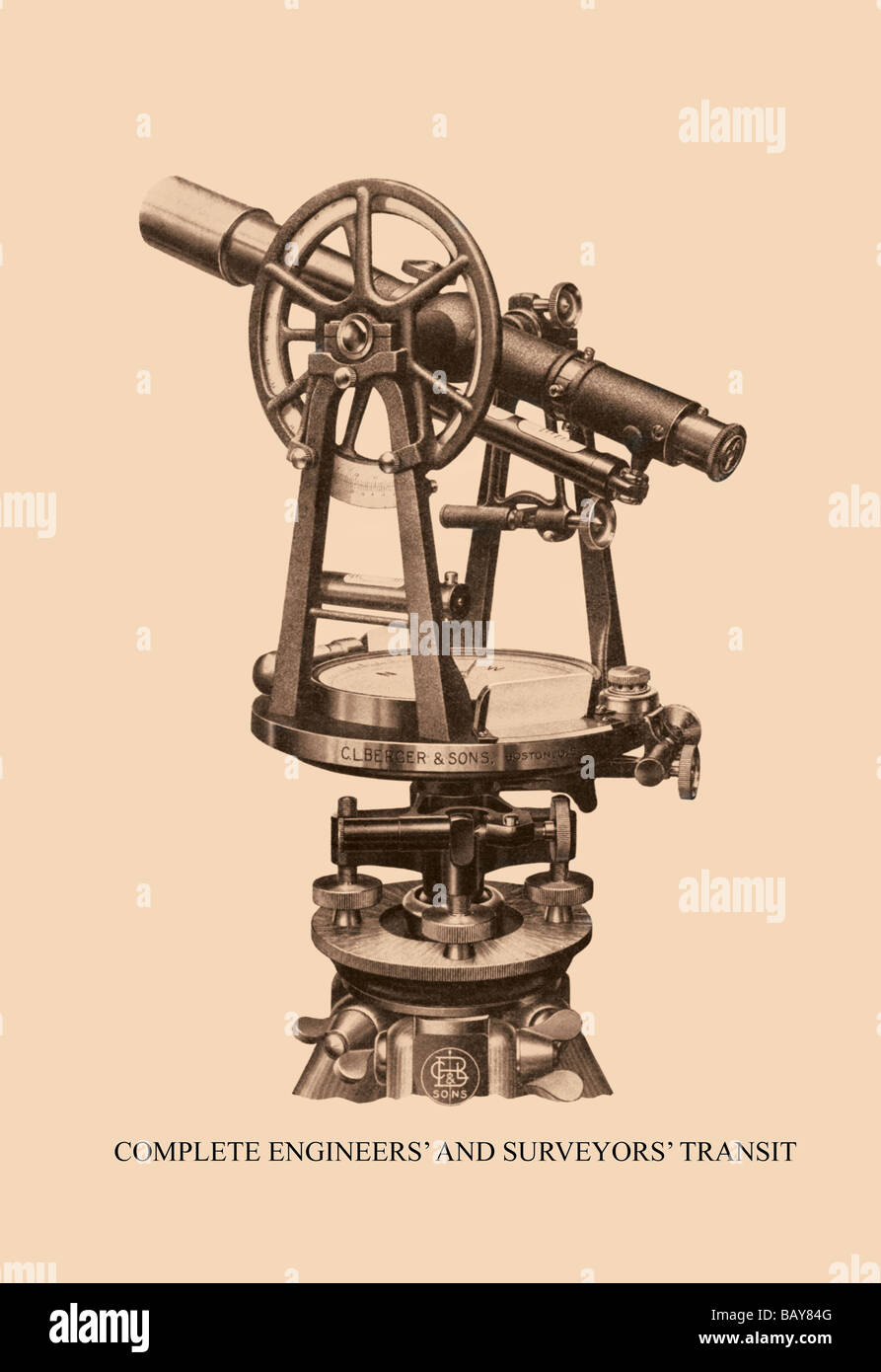 Complete Engineers' and Surveyors' Transit #2 Stock Photo - Alamy