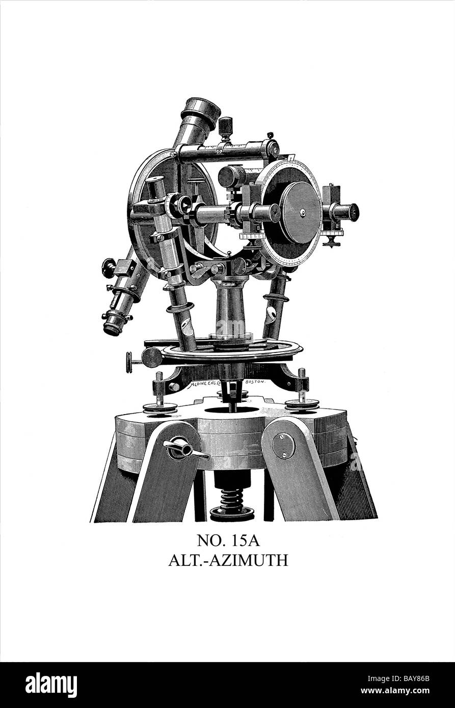 No. 15A Alt.-Azimuth Stock Photo - Alamy