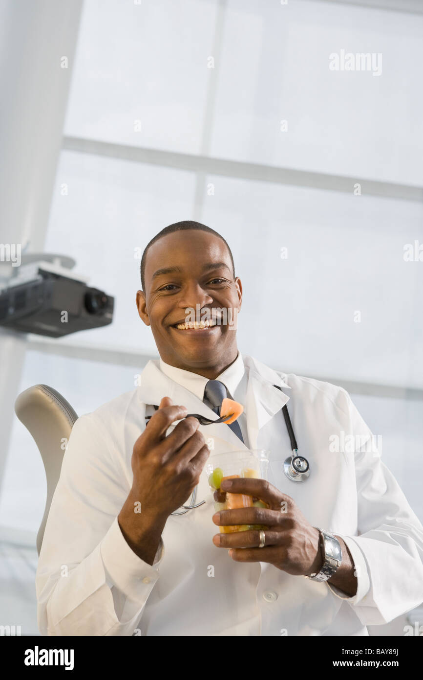 Doctor eating break hi-res stock photography and images - Alamy