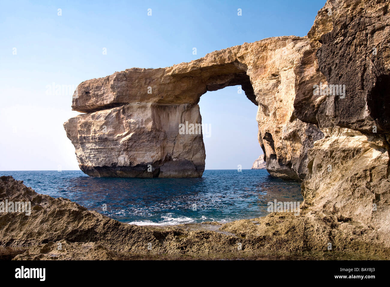 Azure window, Gozo, Malta Stock Photo - Alamy