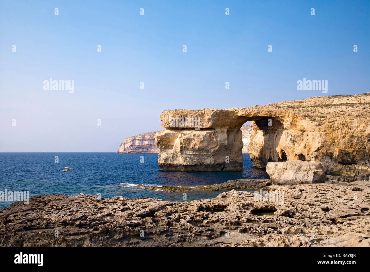 Azure window, Gozo, Malta Stock Photo - Alamy