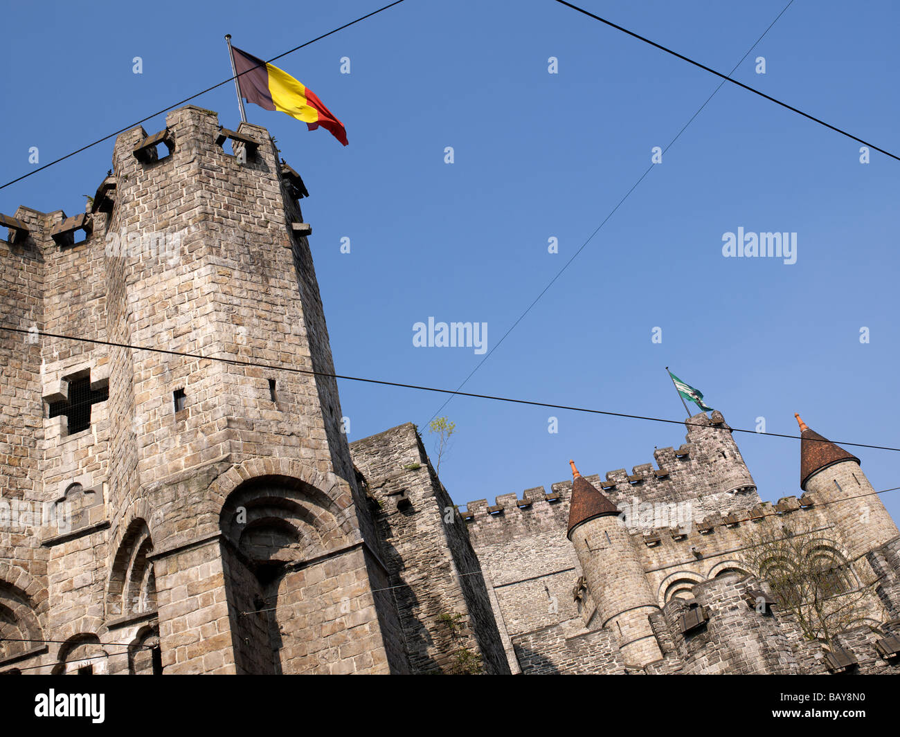 Gravensteen castle Ghent Stock Photo - Alamy
