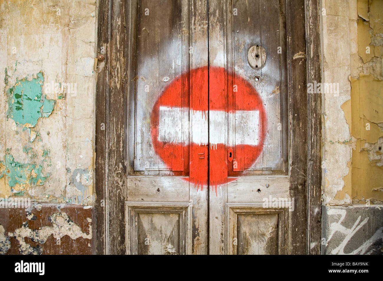 Entry blocked hi-res stock photography and images - Alamy