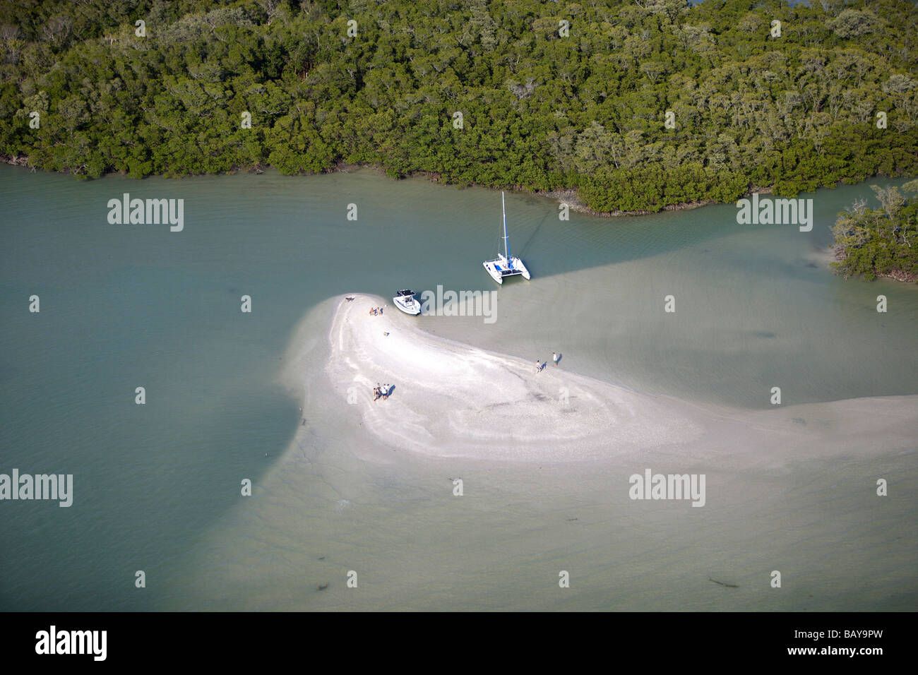 One island at Ten Thousand Islands National wildlife refuge, Florida ...