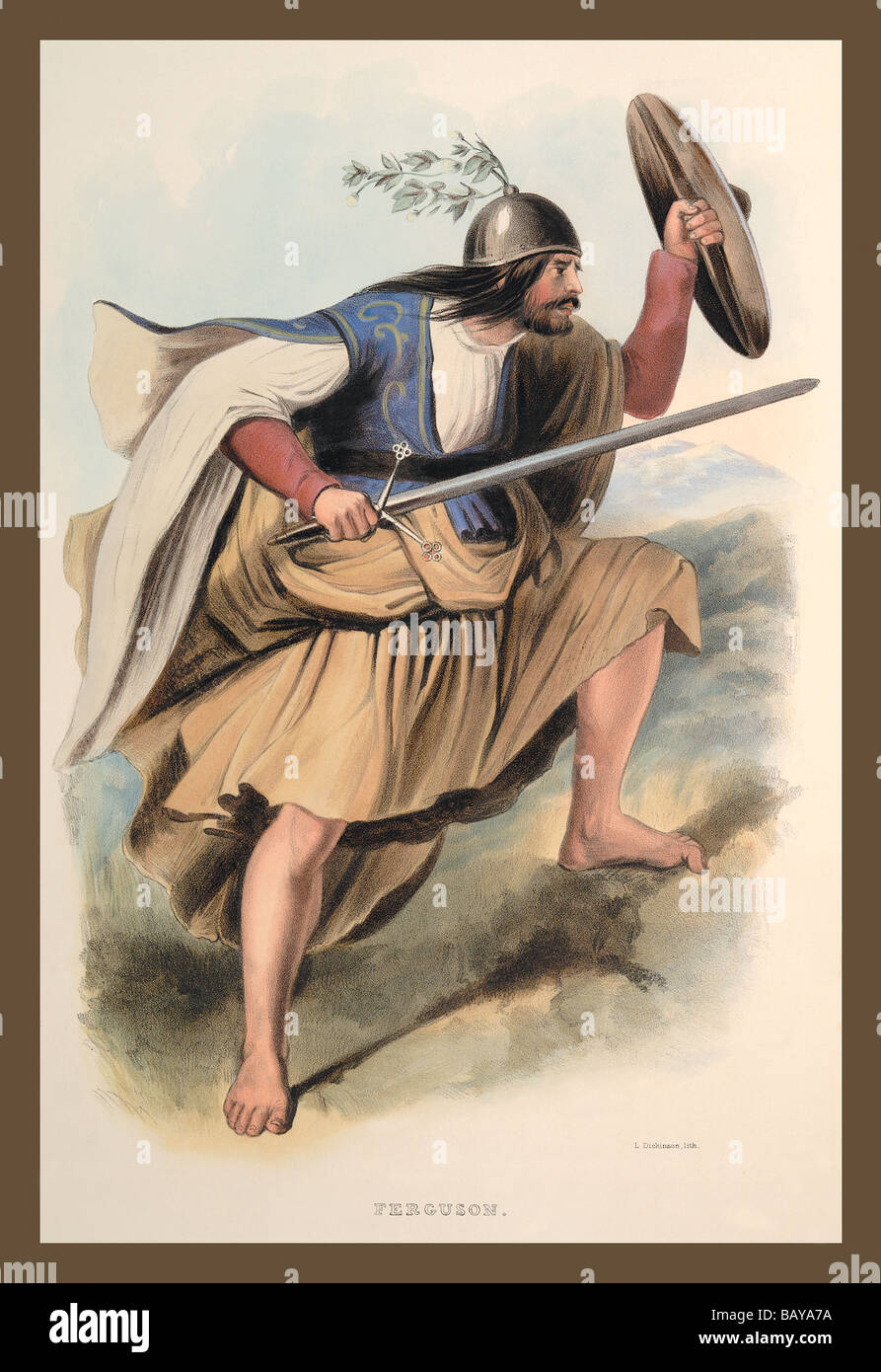 Scottish warrior hi-res stock photography and images - Alamy