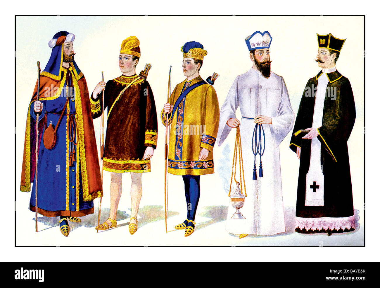 Odd Fellows: Costumes for the Good Samaritan Stock Photo - Alamy