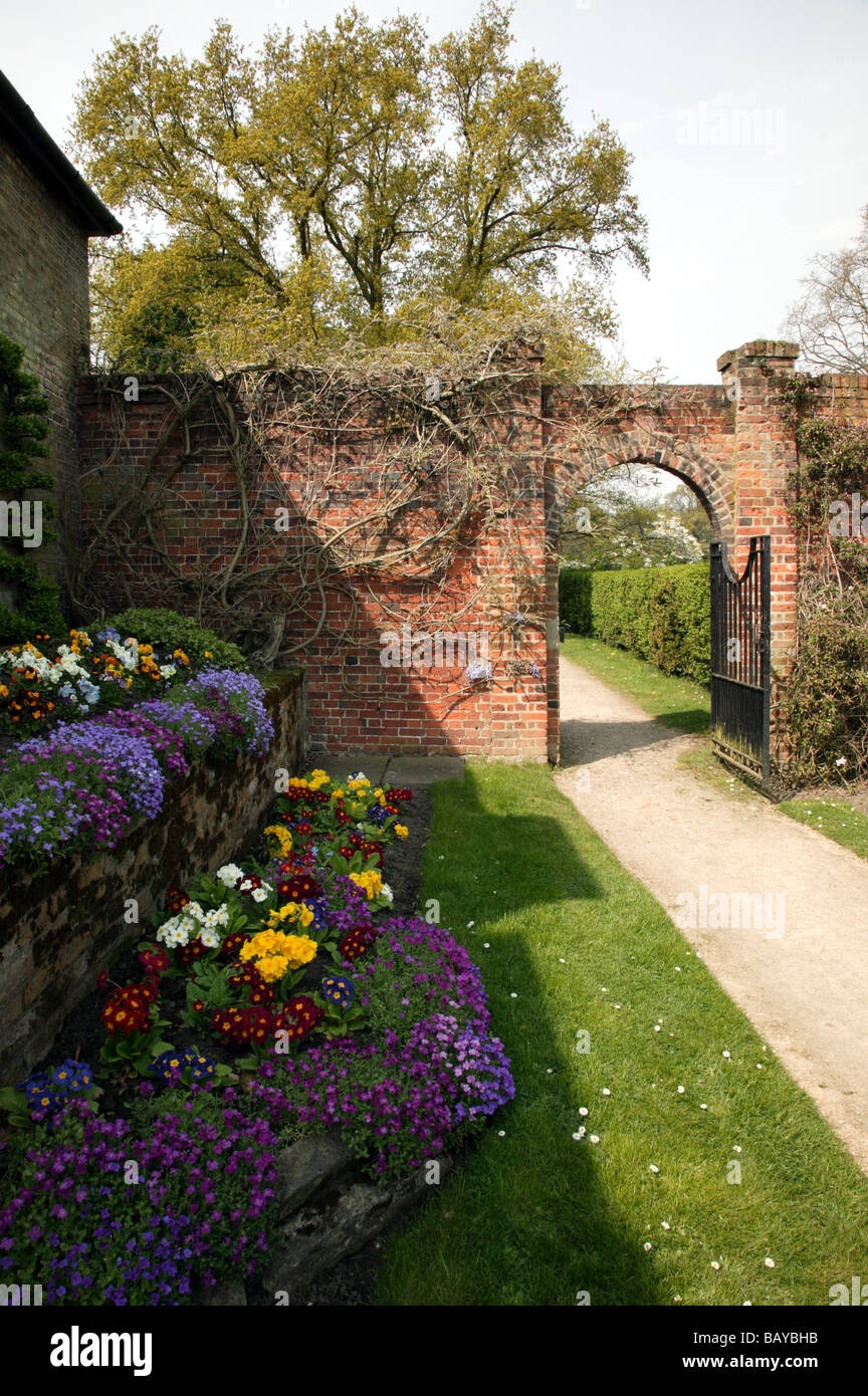 Part of the formal gardens by the Old Stable Block in Beckenham Place ...