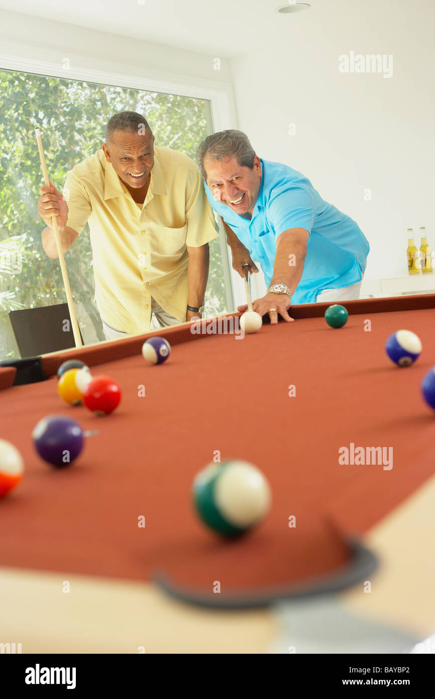 Billiards game african multi ethnic hi-res stock photography and images ...